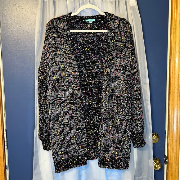 P.S. Kate | Sweaters | Ps Kate Black Confetti Cardigan | Poshmark
